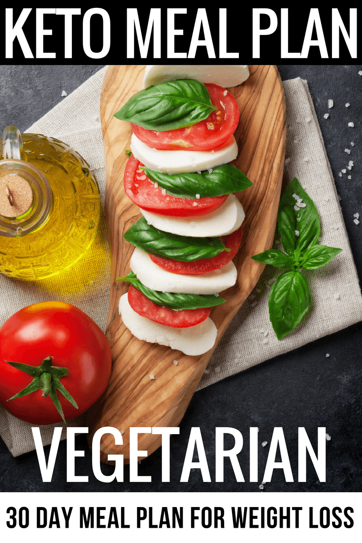 Vegetarian Keto Diet 30 Day Meal Plan 90 Ketogenic Recipes For Weight Loss